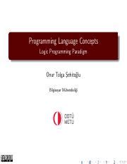 Logic Programming Paradigm: Prolog Basics & Applications | Course Hero