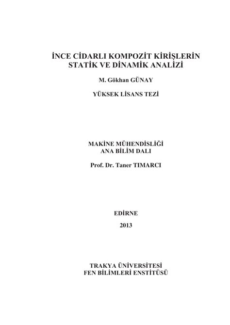 Pdf Static And Dynamic Analysis Of Thin Walled Composite Beams