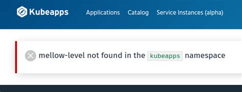 Wrong Error Returned When The Installation Fails Issue Vmware Tanzu Kubeapps GitHub
