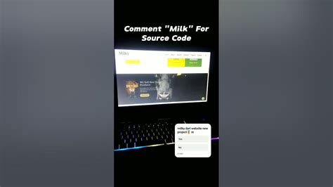Milky Dari Website New Project🥉 👈🎧 Html Css Js Tranding 🎓🥉shorts 👈viralvideo Programming