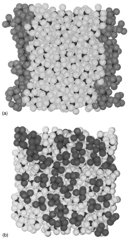 Snapshots Of The Instantaneous Structure Of The Ccl 4 Liquidvapor