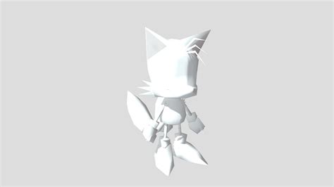 Sonic Mania Tails Low Poly Download Free D Model By Mi Antonovskiyr E Sketchfab