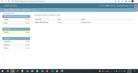 Python Display The History Of An Object In Two Apps Together In Django Admin Stack Overflow