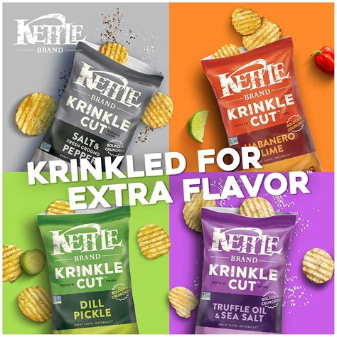 Kettle Brand Patatas Fritas Corte Arrugado Aceite De Trufa Y Sal Marina