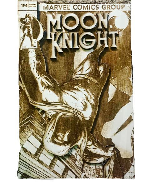 Comic Cover Any 3d Comic Book Replica Wood Comic 3d Etsy