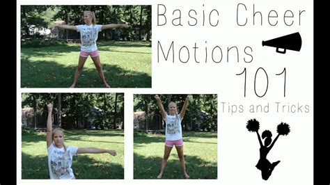 Basic Cheer Motions 101 Tips And Tricks Youtube