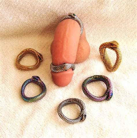 Chromatic Serpent Glans Ring Metal Penis Rings Glans Head Cock