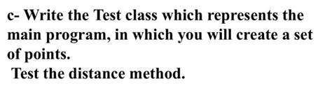 Solved Write The Class Named Point Which Has Two Attributes Chegg