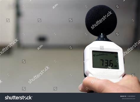 Sound Level Meter Measuring Noise Space Stock Photo Shutterstock