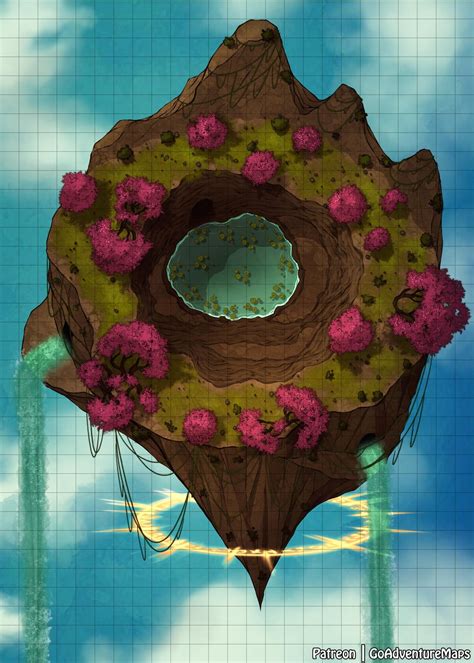 Floating Island 25x35 Rdungeonsanddragons