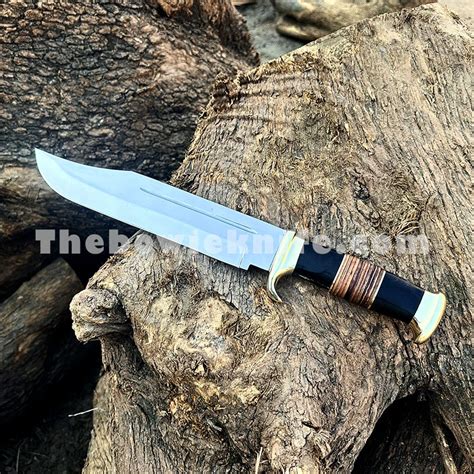 18 Inches Crocodile Dundee Knife 440c High Polished Blade Bowie Knife