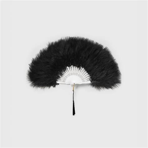 Shop 1920s Feather Fan Marabou Feather Flapper Fan Babeyond