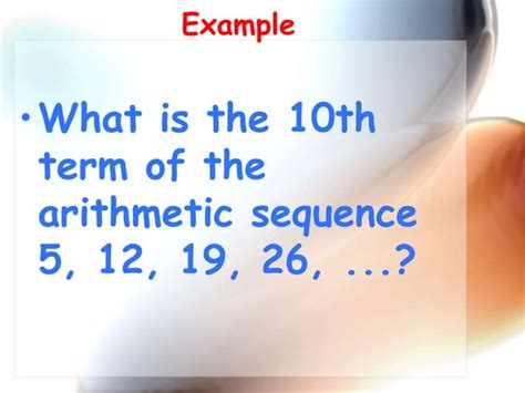 Arithmetic Sequenceppt