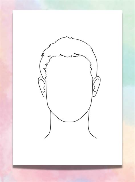 Looking For A Blank Face Template 7 Blank Face Outlines To Use In Your