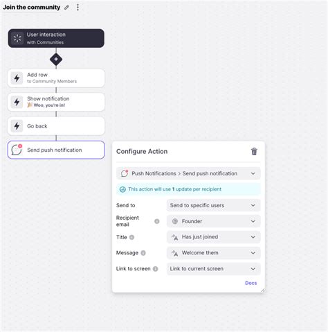 push notifications link to screen 12 by saucy report a bug glide community