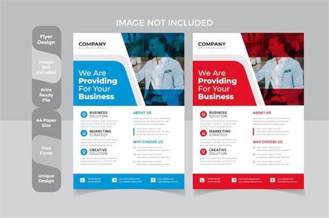 Premium Vector Creative Corporate Abstract Shape Trendy Flyer