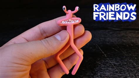 Roblox Making Rainbow Friends Sculptures Unlock Pink Monster Clay