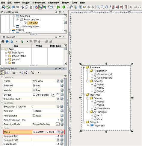 Tree View Example Ignition User Manual 7 9