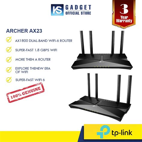 Tp Link Archer Ax Ax Dual Band Wi Fi Router Tl Archer Ax Shopee Malaysia
