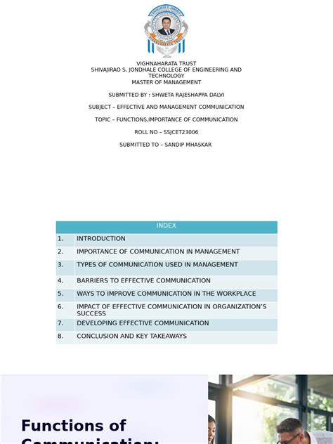 Functions Of Communication Shweta Dalvi Pdf Communication Human