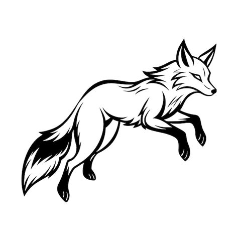 Fox Pouncing Svg Premium Ai Generated Vector
