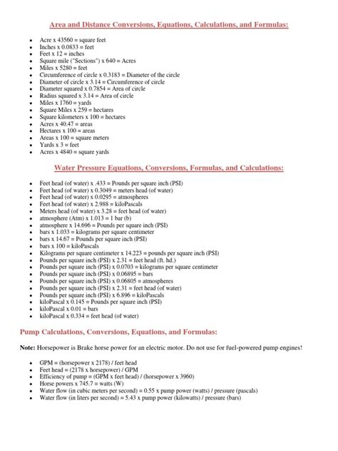 PDF Area And Distance Conversions DOKUMEN TIPS