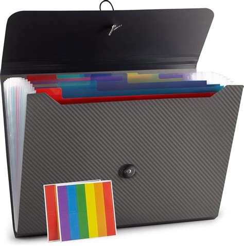 Expanding File Folder File Organizer 13 Pockets File Organizer Accordion Filing Folder