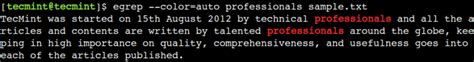 20 Useful Egrep Command Examples In Linux