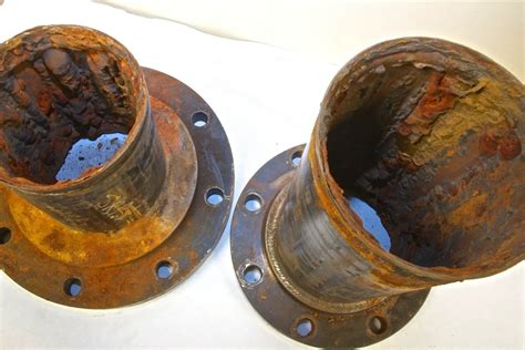 Encrustation Of Flanged Steel Pipe Imgur