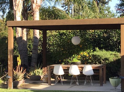 Mid Century Pergola Mid Century Pergola Pergola Outdoor Living Rooms