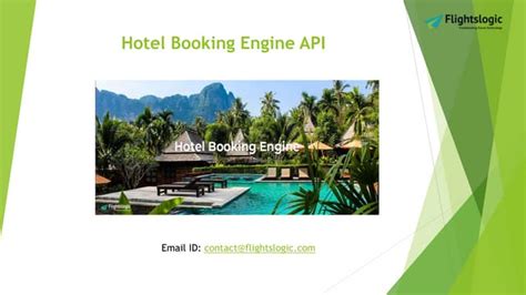 Hotel Booking Engine Api Pptx