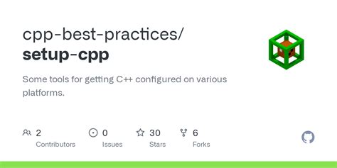 GitHub Cpp Best Practices Setup Cpp Some Tools For Getting C Configured On Various Platforms