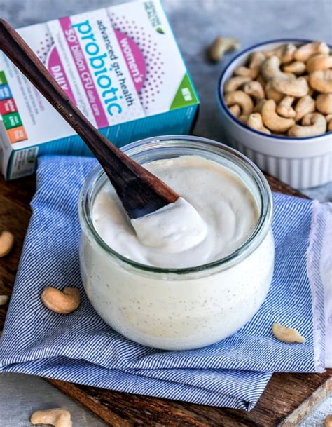 Homemade Cashew Yogurt 2 Ingredients Dairy Free Vegan Nutriholist