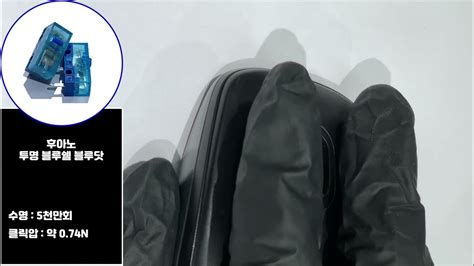 후아노 투명 블루쉘 블루닷 Youtube