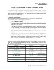BasicCoordinates Seasons Pdf Name Stacey Melnikova Basic Coordinates Seasons Babe