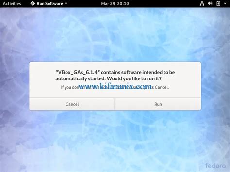 Install Virtualbox Guest Additions On Fedora 3132