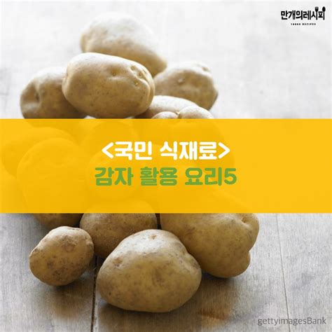 국민 식재료 감자 활용 요리 5