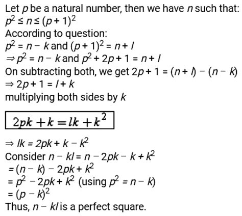 26 a natural no n is chosen strictly between two consecutive perfect