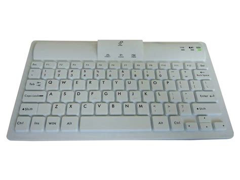 Bluetooth Industrial Wireless Washable Keyboard With USB Rechargeable Li Ion Battery
