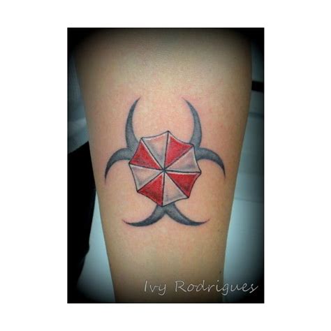 Umbrella Corp Tattoo Resident Evil Tattoo Ivyrodrigues Resident Evil Tattoo Tattoos