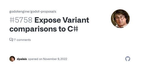 Expose Variant Comparisons To C · Issue 5758 · Godotenginegodot