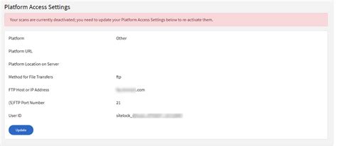 How To Configure SMART DB Scanner In The SiteLock Dashboard