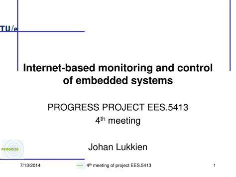 ppt internet based monitoring and control of embedded systems