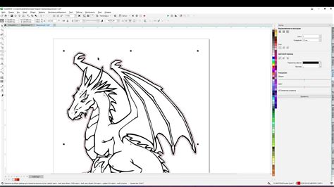 Внешний контур фигуры в 2 клика как убрать глубокие заходы хитрости Corel Draw от Деревяшкина