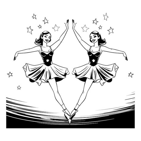 Atomic Heart Ballerina Twins Vectors And Illustrations For Free Download