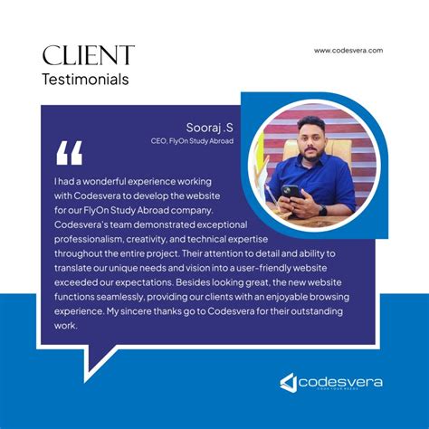 Vishnu Nair On Linkedin Clienttestimonial Websitedevelopment Codesverainfotech Gratitude