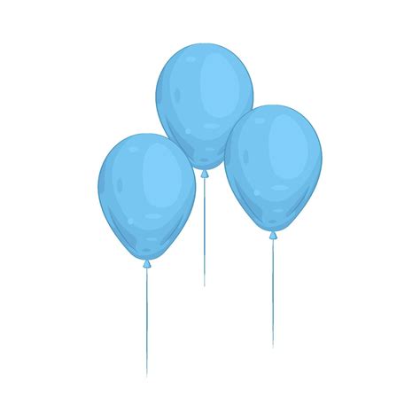 Blue Balloons Illustration 55204744 Vector Art At Vecteezy