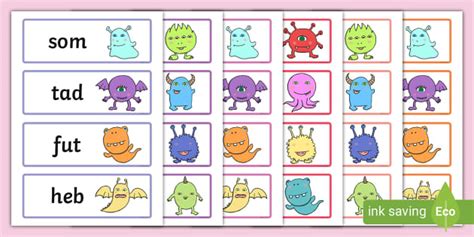 Phase 5 Flashcards Nonsense Words - Twinkl