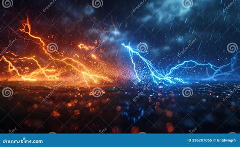 Versus Theme On American Football Stadium Background Sports Match Team Wallpaper Thunder Vs