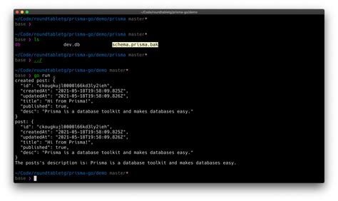 Quickstart Fails Mainpost Does Not Exist In The Current Database